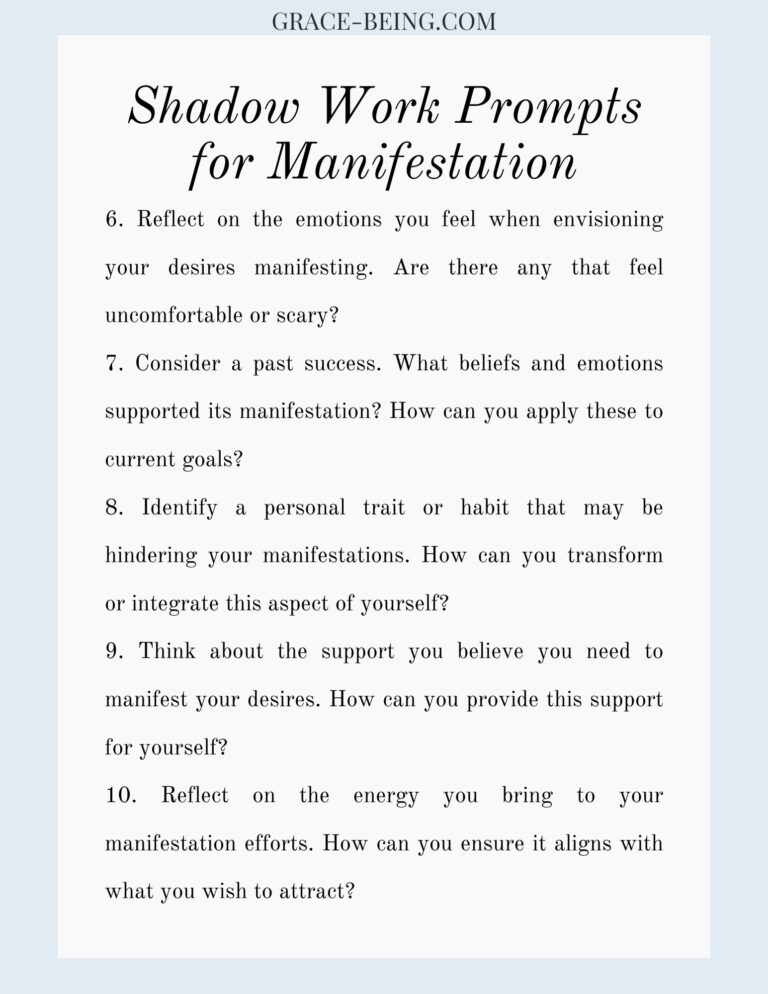 115 Shadow Work Prompts | Deep Shadow Work Questions